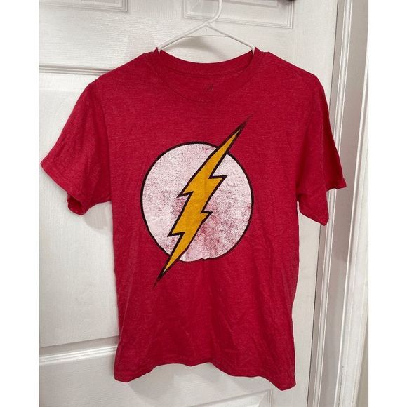 DC Comics | Tops | Dccomics The Flash Graphic Logo Tshirt | Poshmark